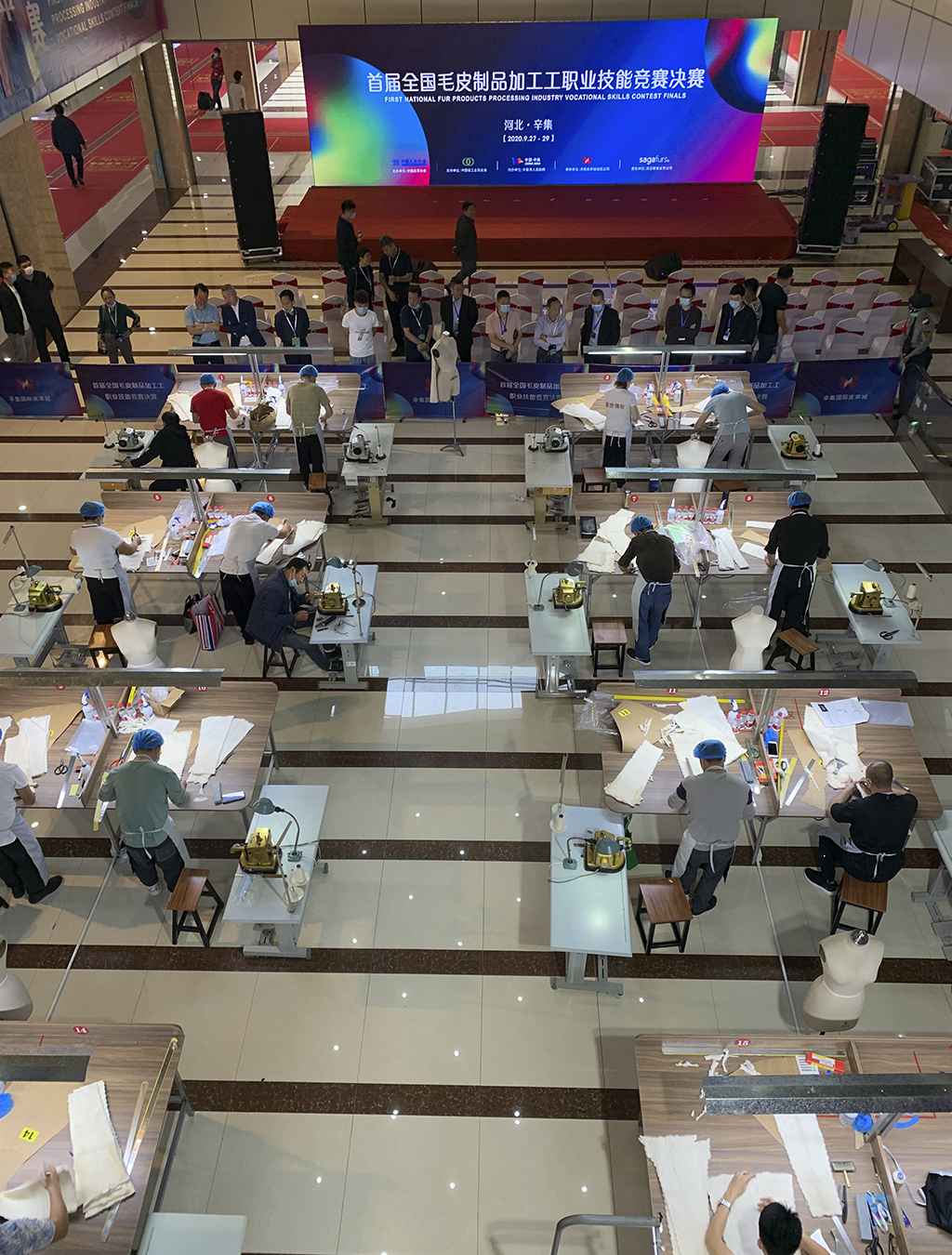 Saga Furs sponsored China’s first national fur skills contest - Sagafurs